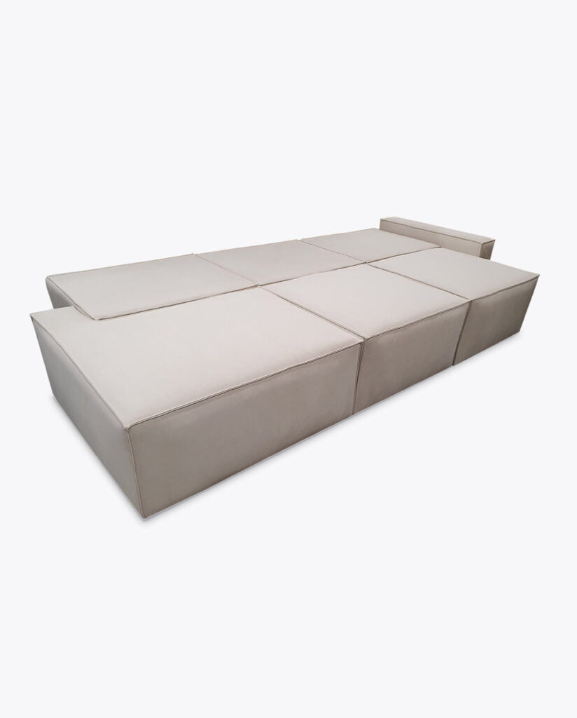 Sofa Manila 6 szew francuski | Manila sofa z funkcją spania i pojemnikiem