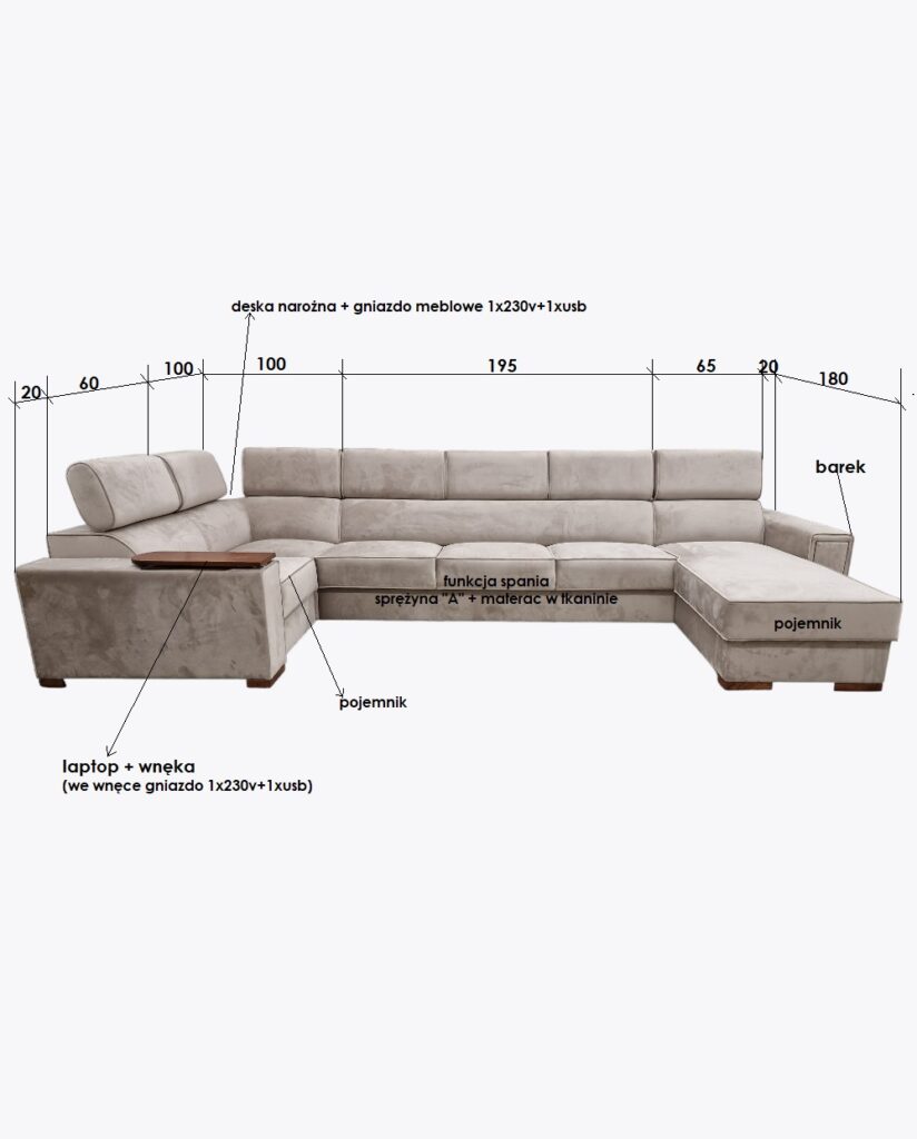 Narożnik Loft 372. | Kamado Meble